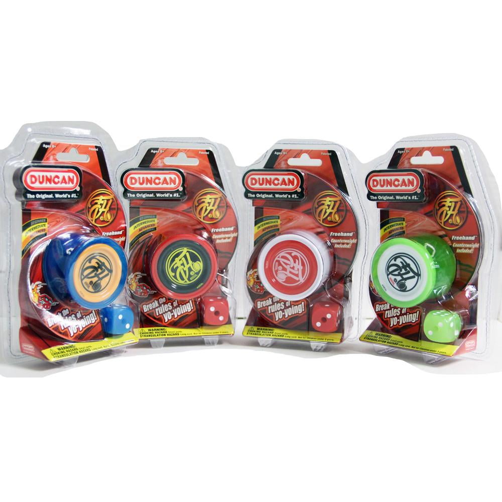 Duncan Freehand Yo-Yo with Counter Weight - White/Red - Walmart.com
