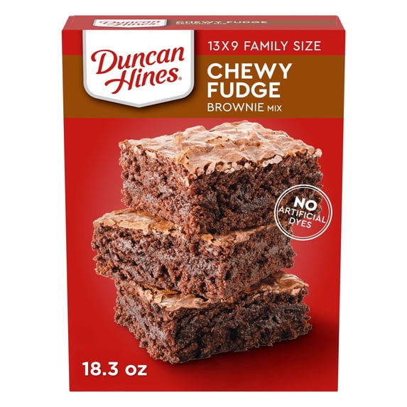 Duncan Hines, Brownie Mix, 18.3 oz, Chewy Fudge Easter Baking - Walmart.com
