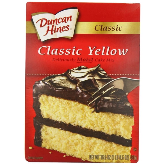 Duncan Hines Classic Yellow GGA1 Cake Mix - Walmart.com