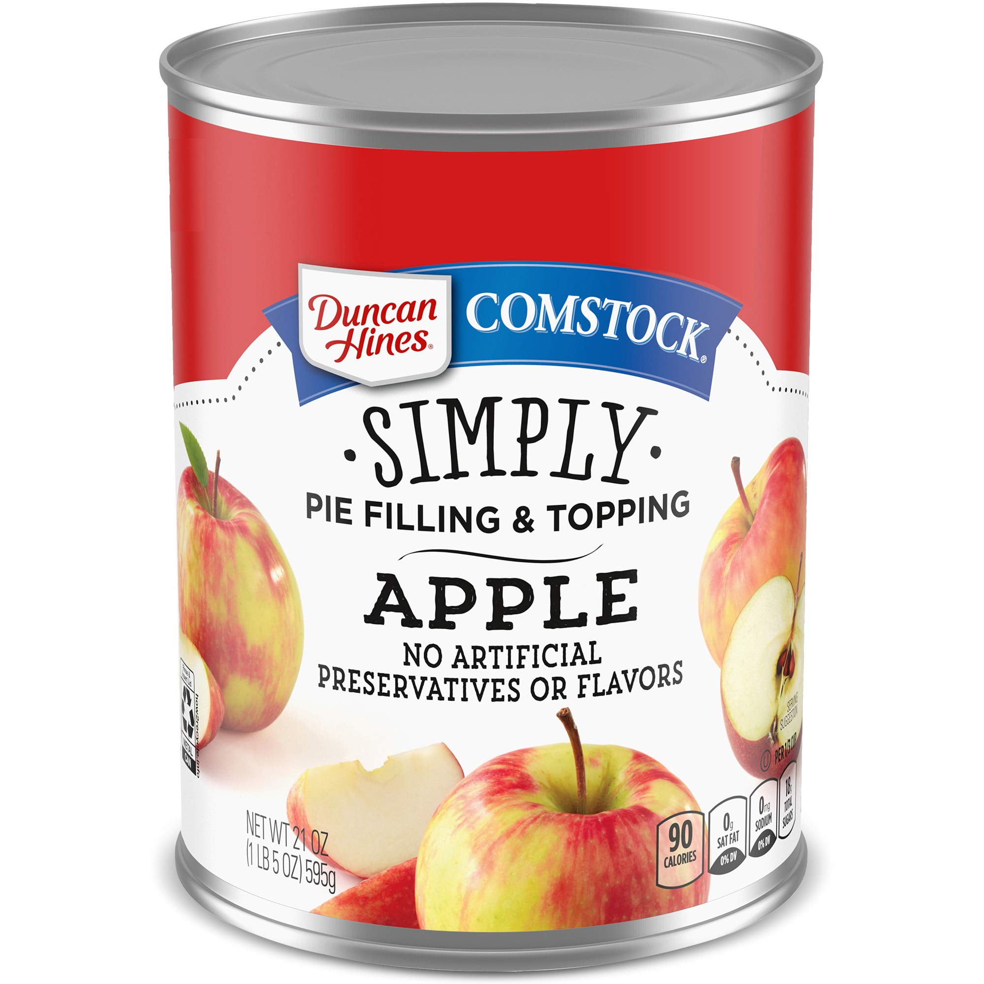 Duncan Hines Comstock Apple GGA1 Pie Filling and Topping, 21 oz. (Pack ...