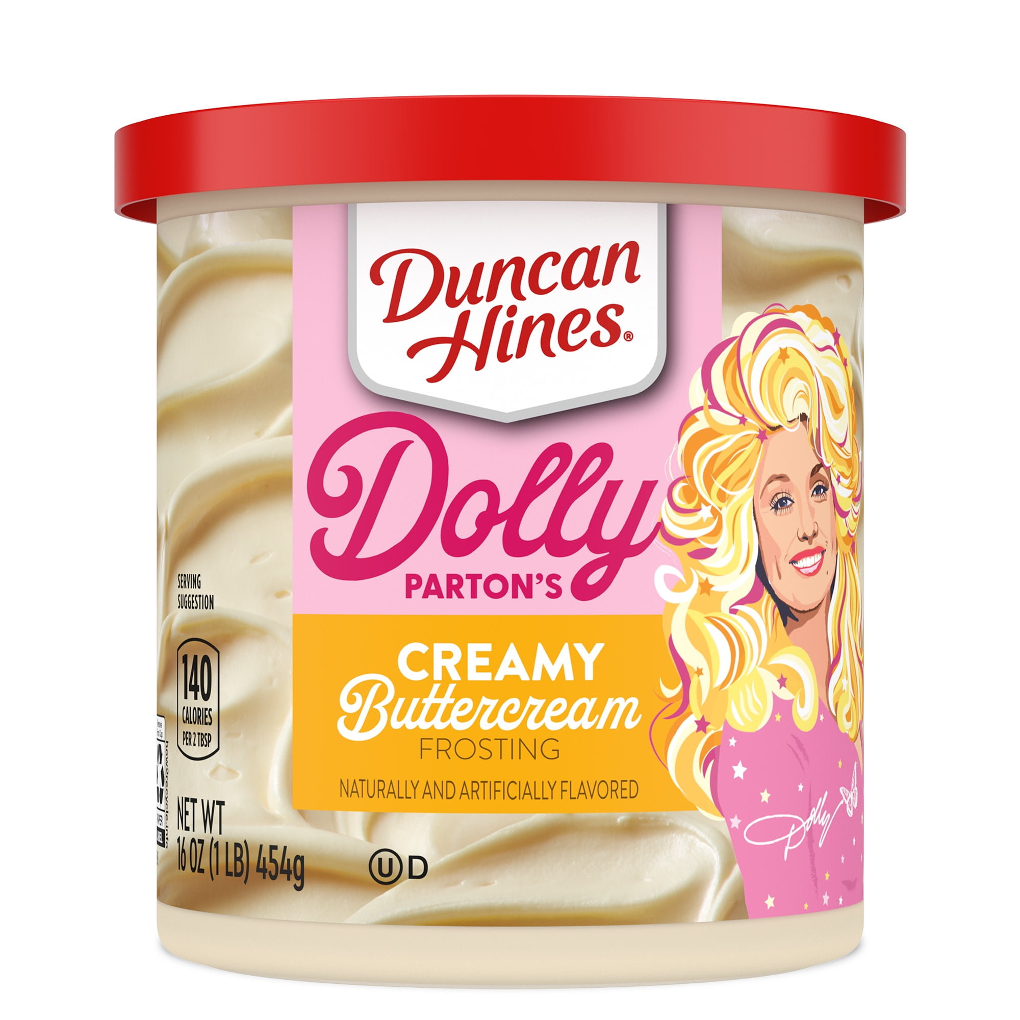 (2 pack) Duncan Hines Dolly Parton's Favorite Creamy Buttercream ...
