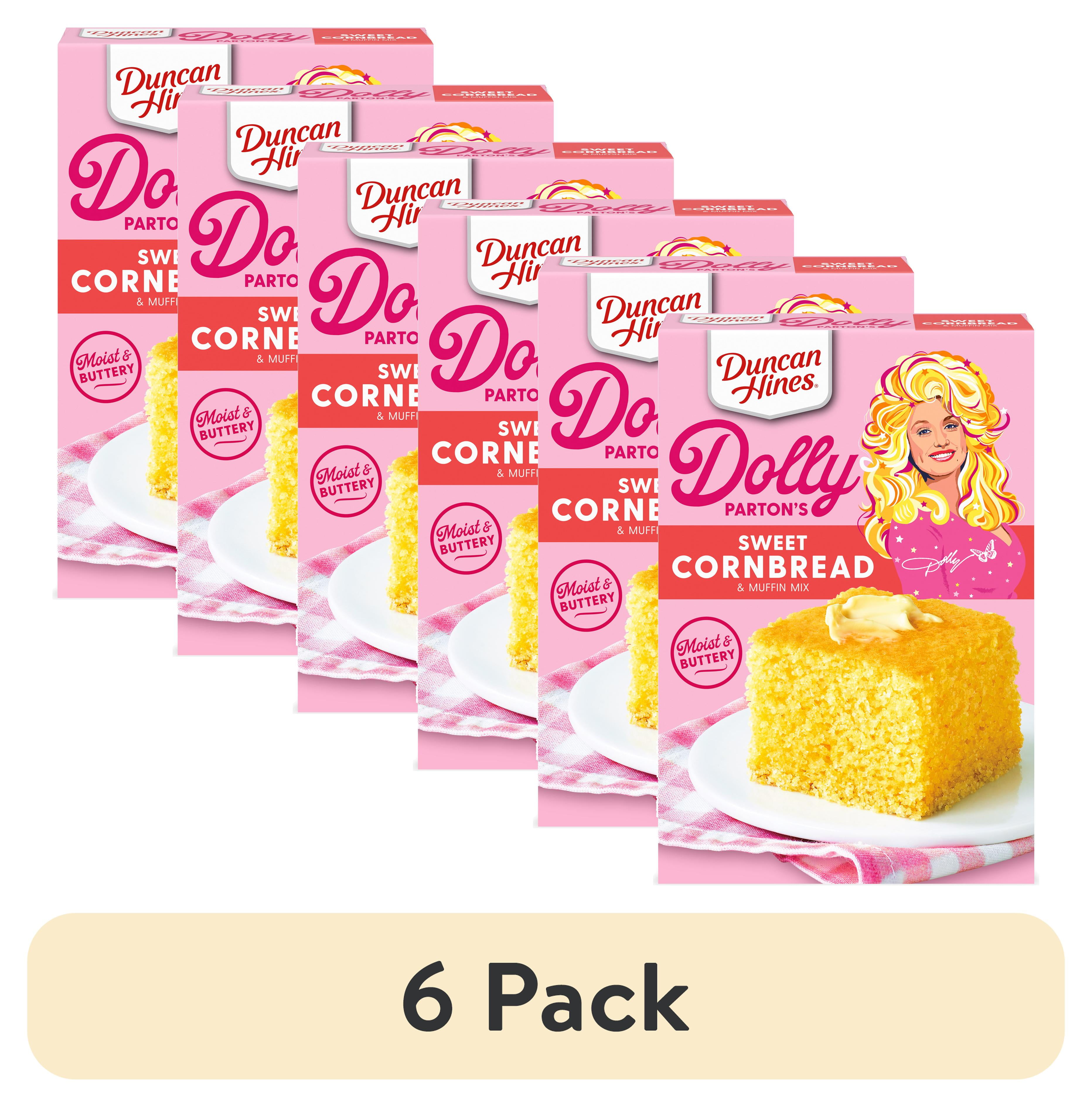 (6 pack) Duncan Hines Dolly Parton's Sweet Cornbread & Muffin Mix, 16 ...