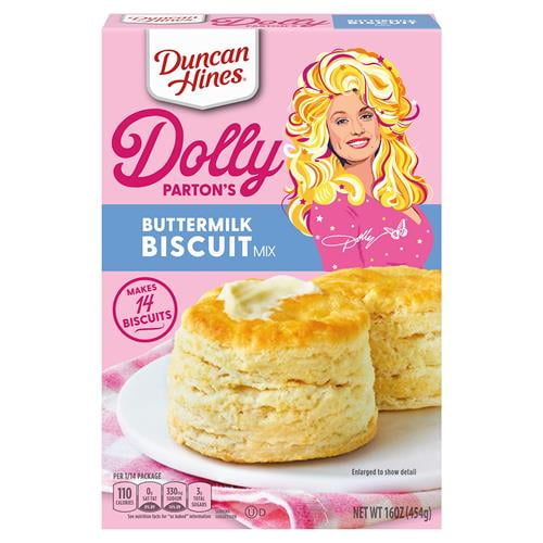 Duncan Hines Dolly Partons Buttermilk Biscuit Mix, 16 Oz. - Pack of 2 ...