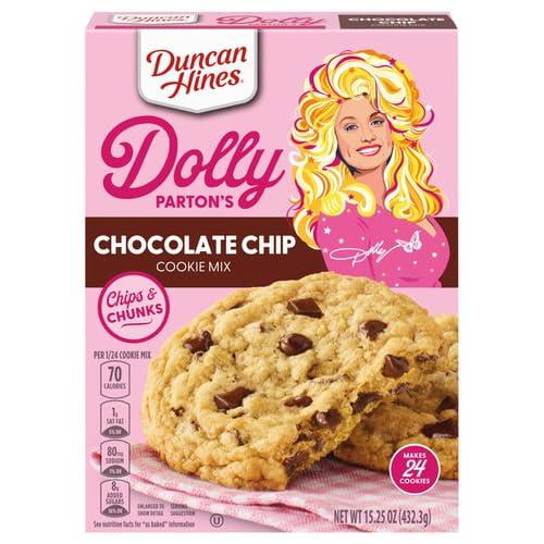 Duncan Hines Dolly Partons Chocolate Chip Cookie Mix, 15.25 Oz. - Pack ...
