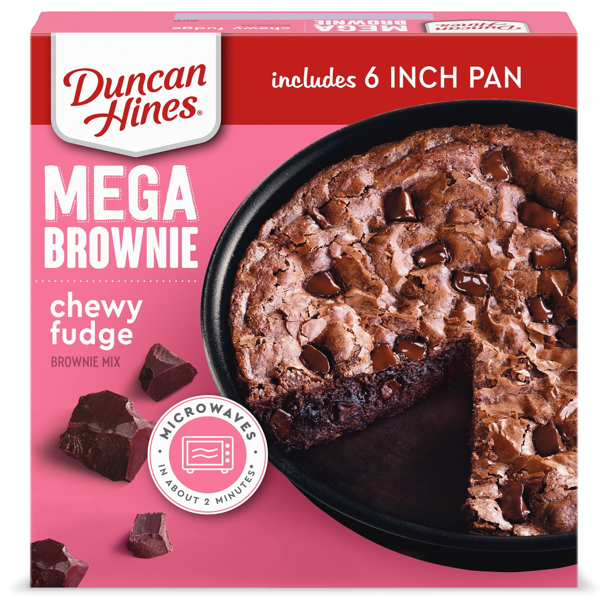 Duncan Hines Easy Brownie Kit Double Fudge Brownie Mix, 7.7 Oz - Walmart.com