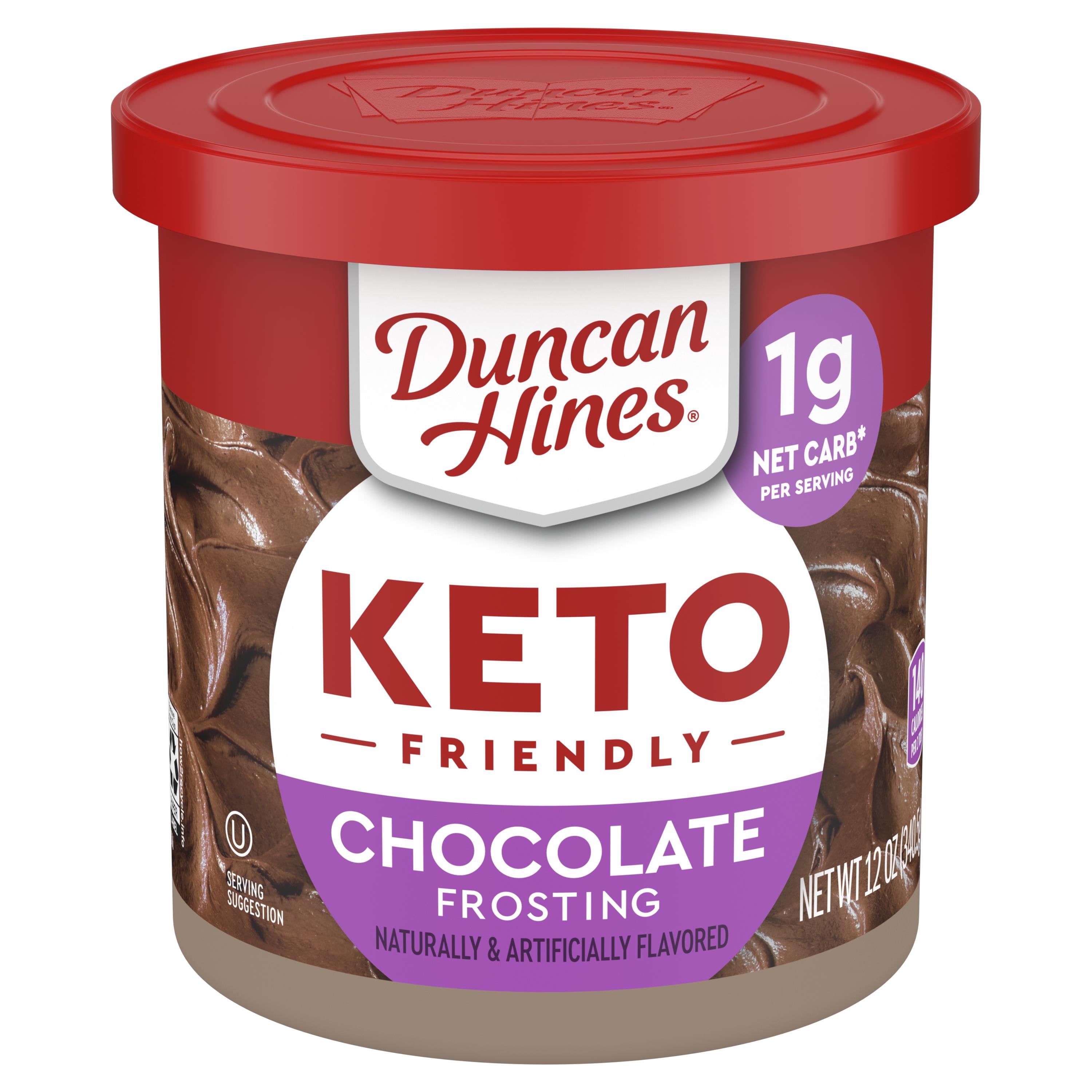 Duncan Hines Keto Friendly Chocolate Frosting - 11 oz - Walmart.com
