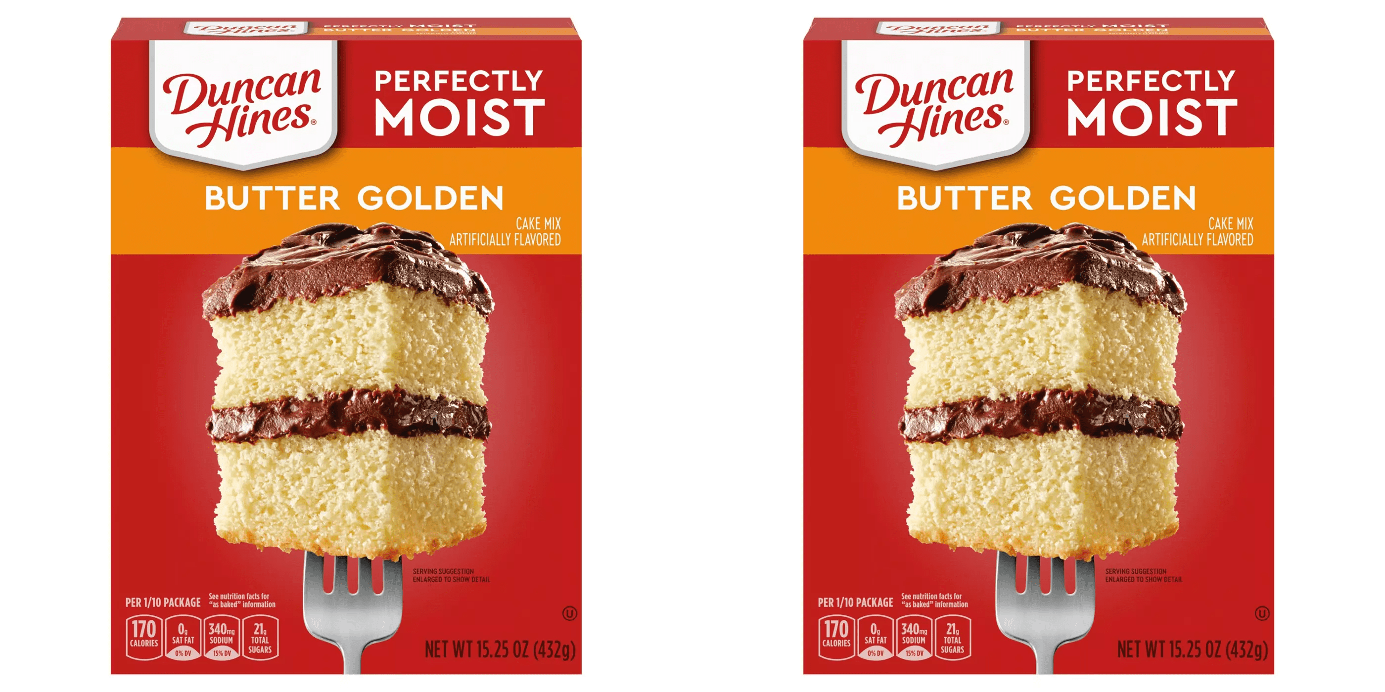 Duncan Hines Perfectly Moist Butter Golden Cake Mix, 15.25 oz - Pack of ...