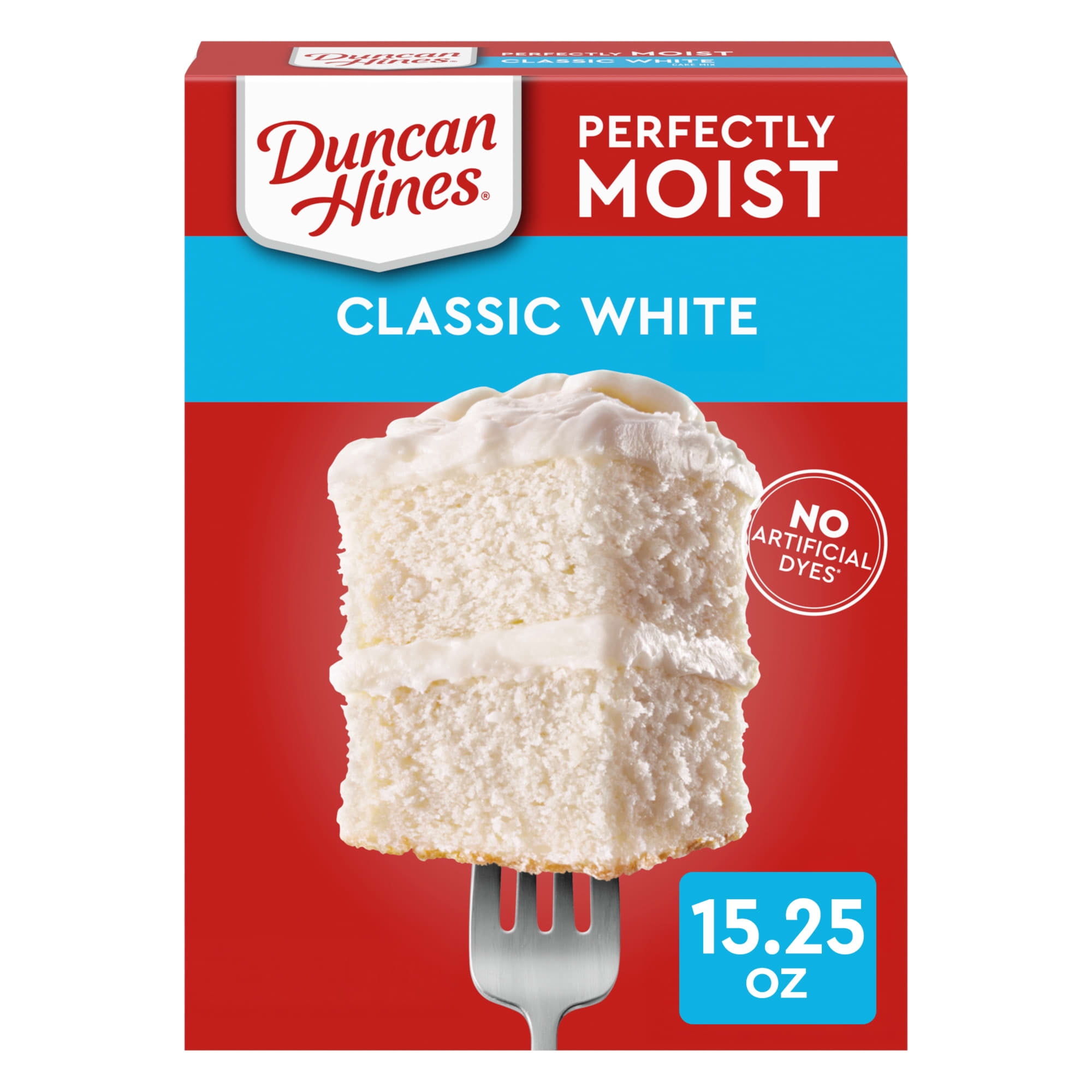 Duncan Hines Perfectly Moist Classic White Cake Mix 15.25 oz for Moist ...