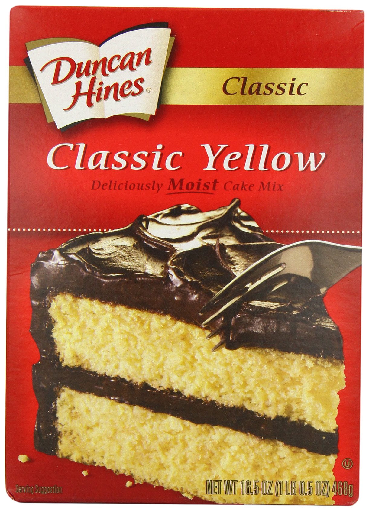 Duncan Hines Signature Yellow Cake Mix, 16.5-Ounce Boxes (Pack Of 6 ...