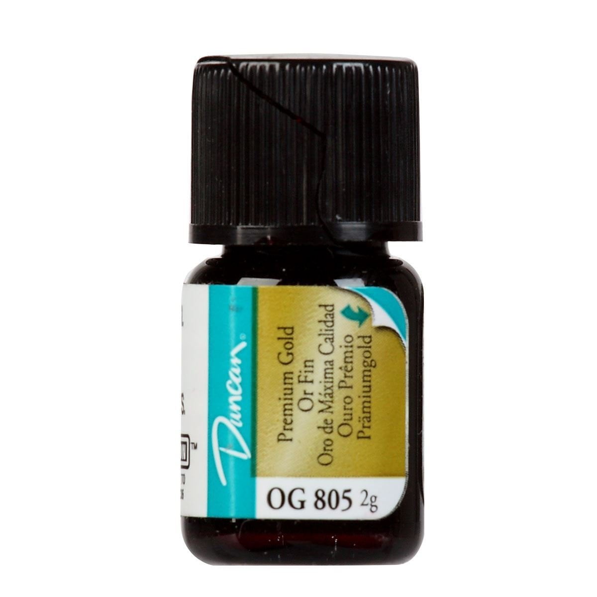 Duncan Metallic Gloss Real Gold Overglaze for Glazed Ceramic, Kiln ...