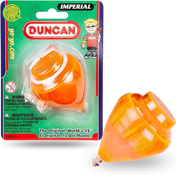 Duncan Toys Imperial Spintop, Small, Colors May Vary, Durable Design ...