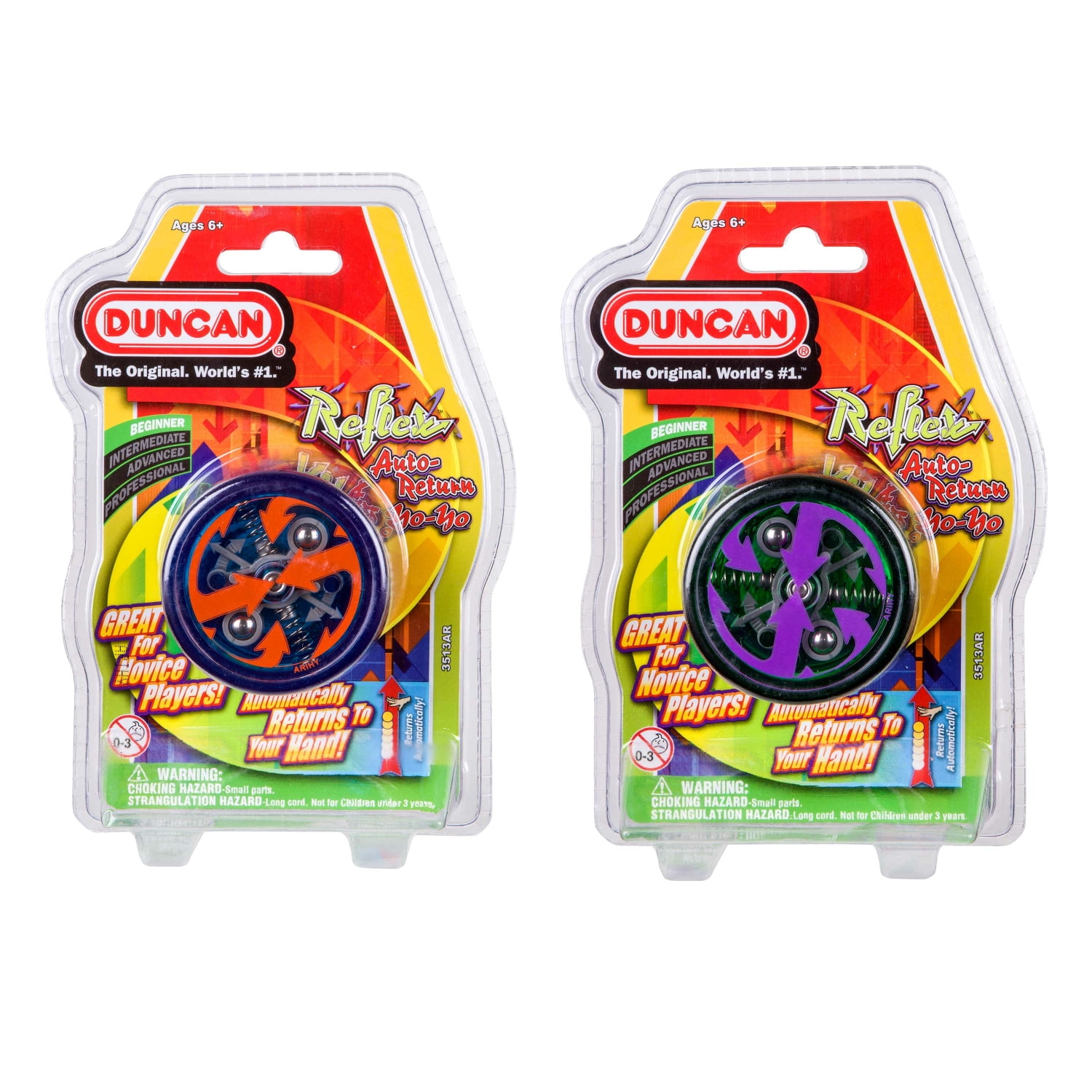 Duncan Toys Reflex Auto Return Yo-Yo, Beginner String Trick Yo-Yo ...