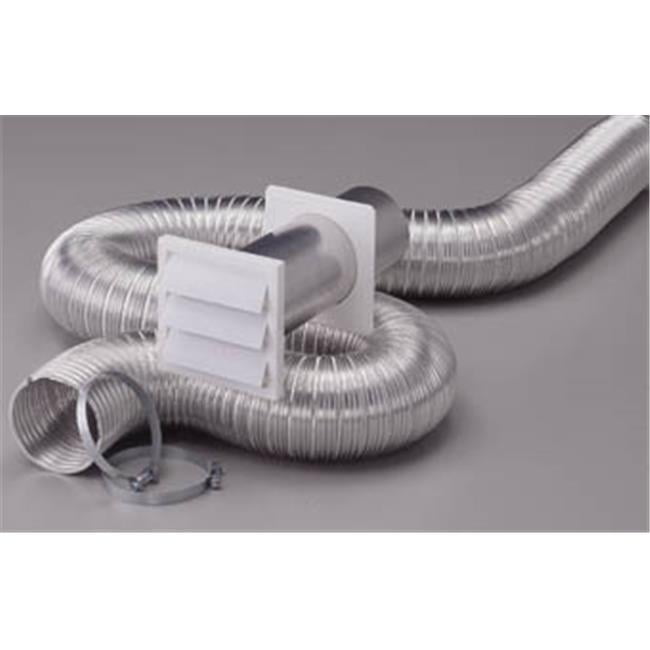 Dundas Jafine Inc. Flexible Aluminum Louvered Dryer Vent Kit MLFVK48E ...