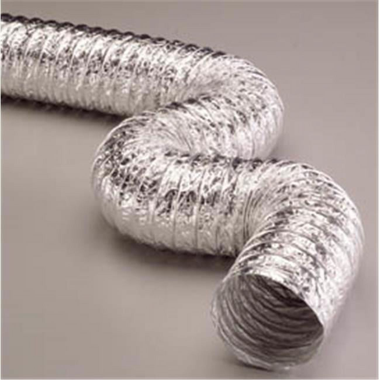 Dundas Jafine ProFlex 5 ft. L x 4 in. Dia. Silver Aluminum Dryer Vent ...