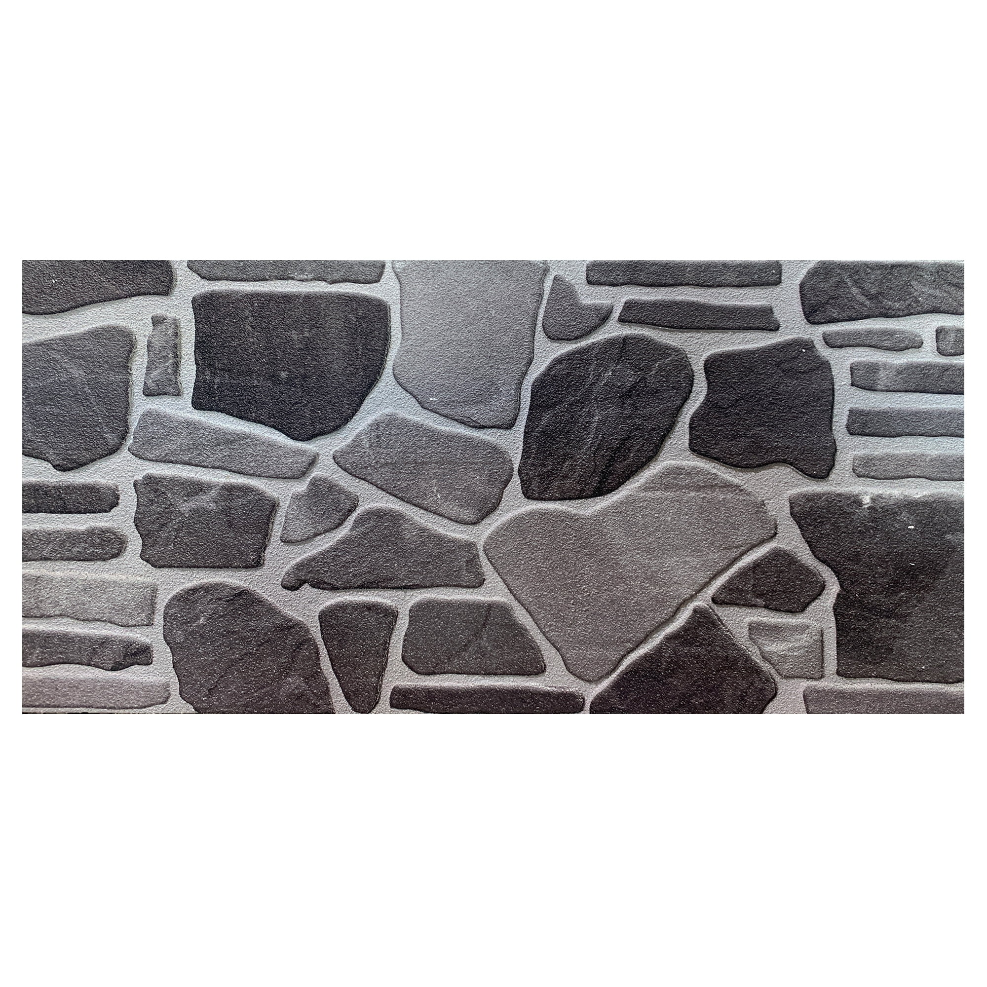 Dundee Deco 3D Wall Panels - Cladding, Charcoal Grey Silver Stone Look ...