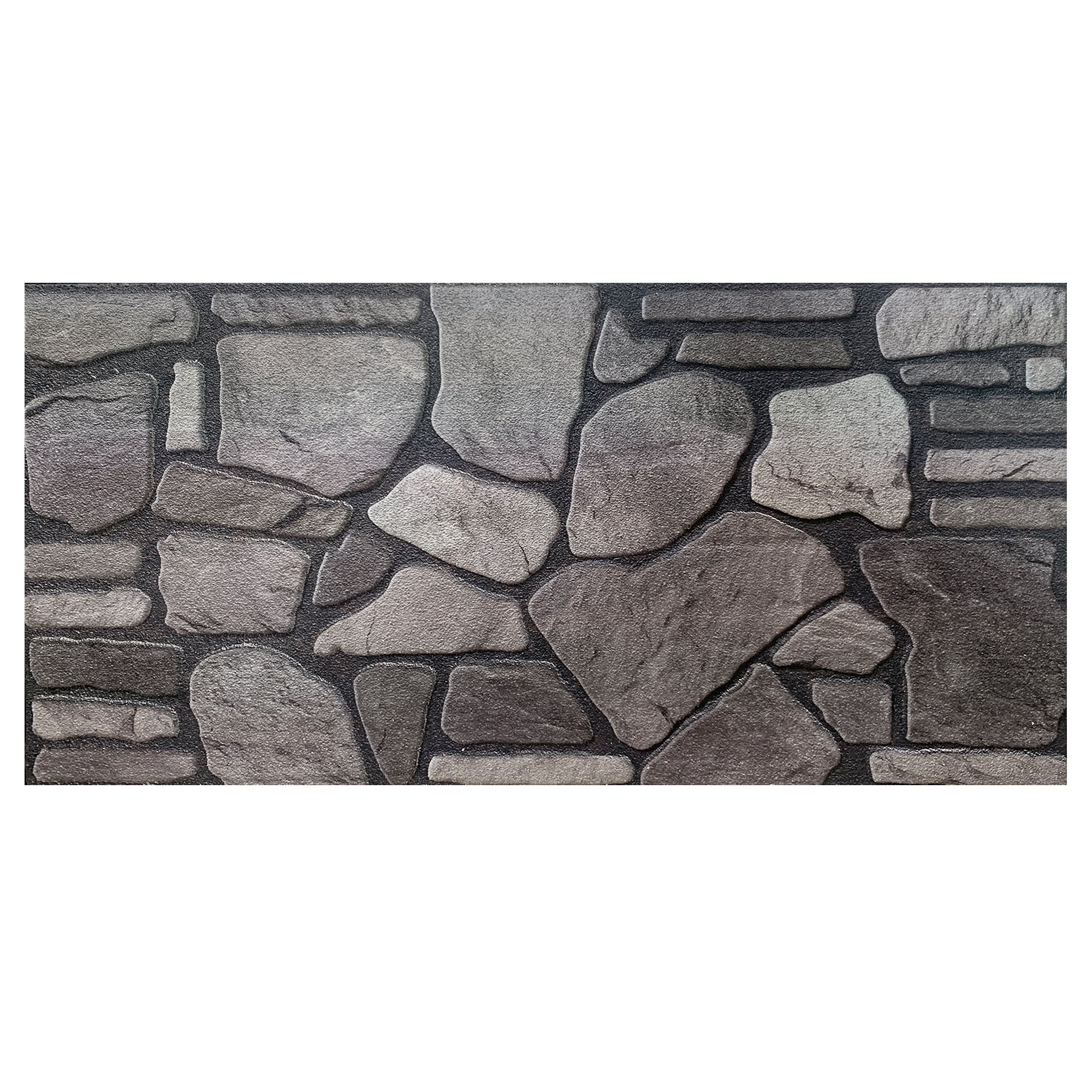 Dundee Deco 3D Wall Panels - Cladding, Grey Charcoal Ash Stone Look ...