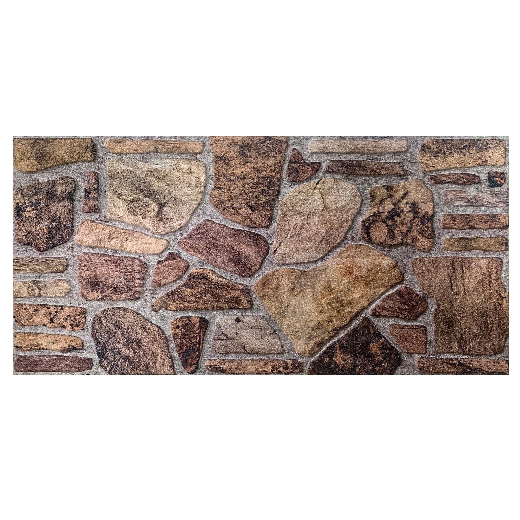 Dundee Deco 3D Wall Panels - Cladding, Shades of Brown Grey Stone Look ...