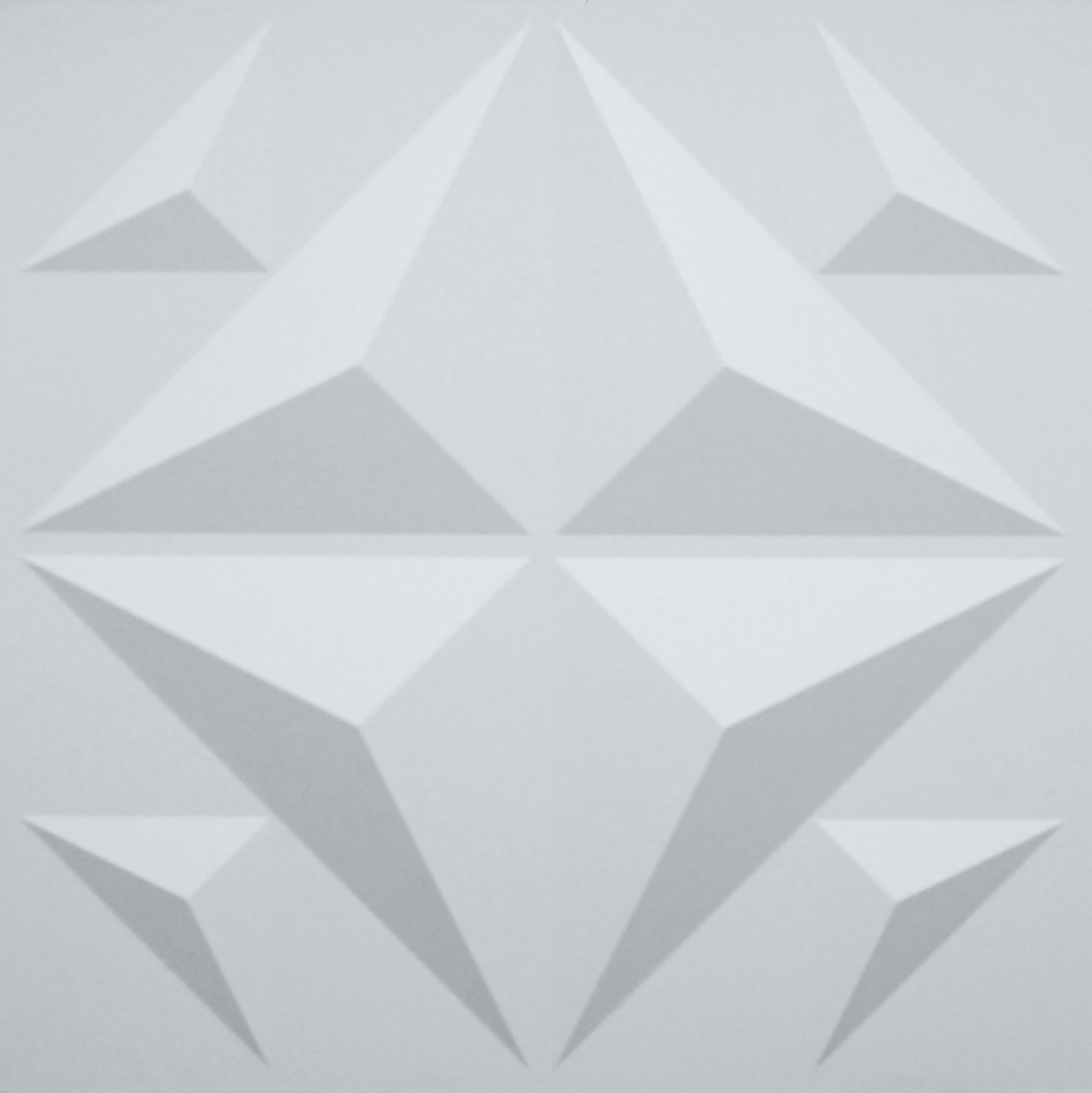 Dundee Deco 3D Wall Panels - Industrial Abstract Paintable White PVC ...