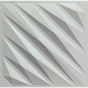 Art3d PVC Wall Panels for 3D Modern Wall Decor In White 12 Pieces 32 Sq ...