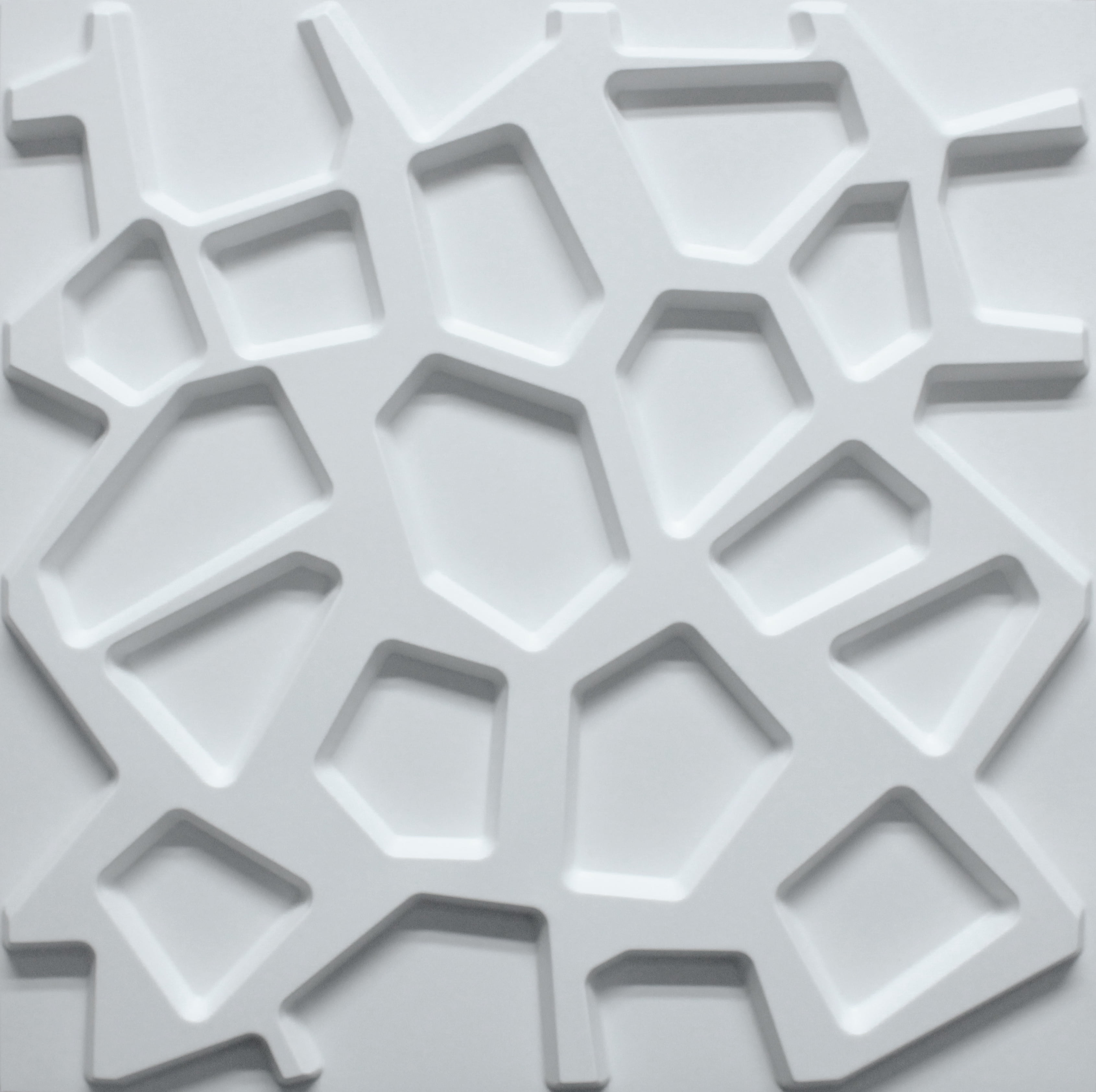Dundee Deco 3D Wall Panels - Modern Brick Paintable White PVC Wall ...