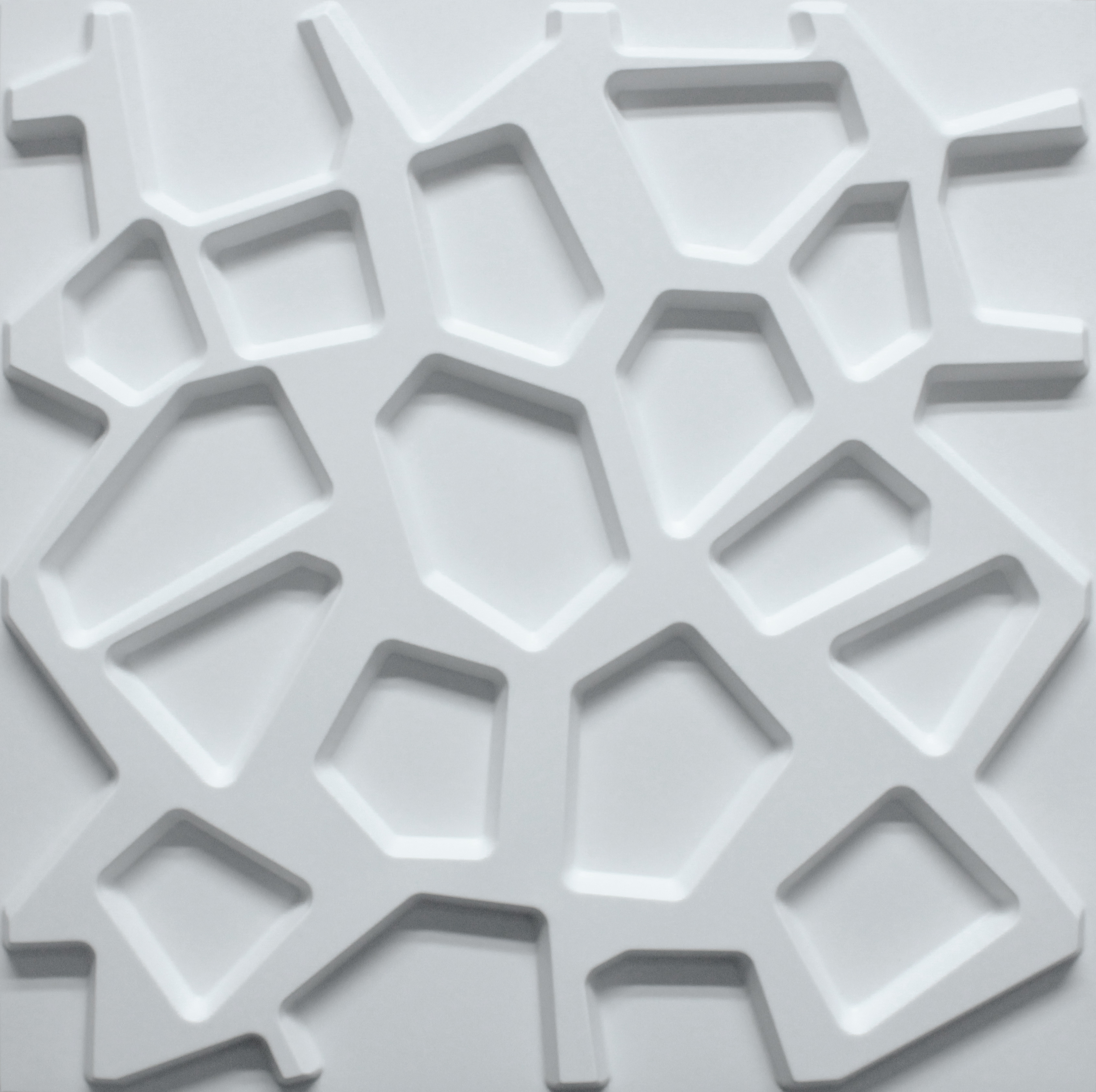 Dundee Deco 3D Wall Panels - Modern Brick Paintable White PVC Wall ...