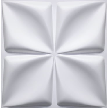 Art3d PVC Wall Panels for 3D Modern Wall Decor In White 12 Pieces 32 Sq ...