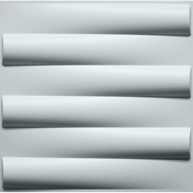 Dundee Deco 3D Wall Panels - Modern Stripes Paintable White PVC Wall ...