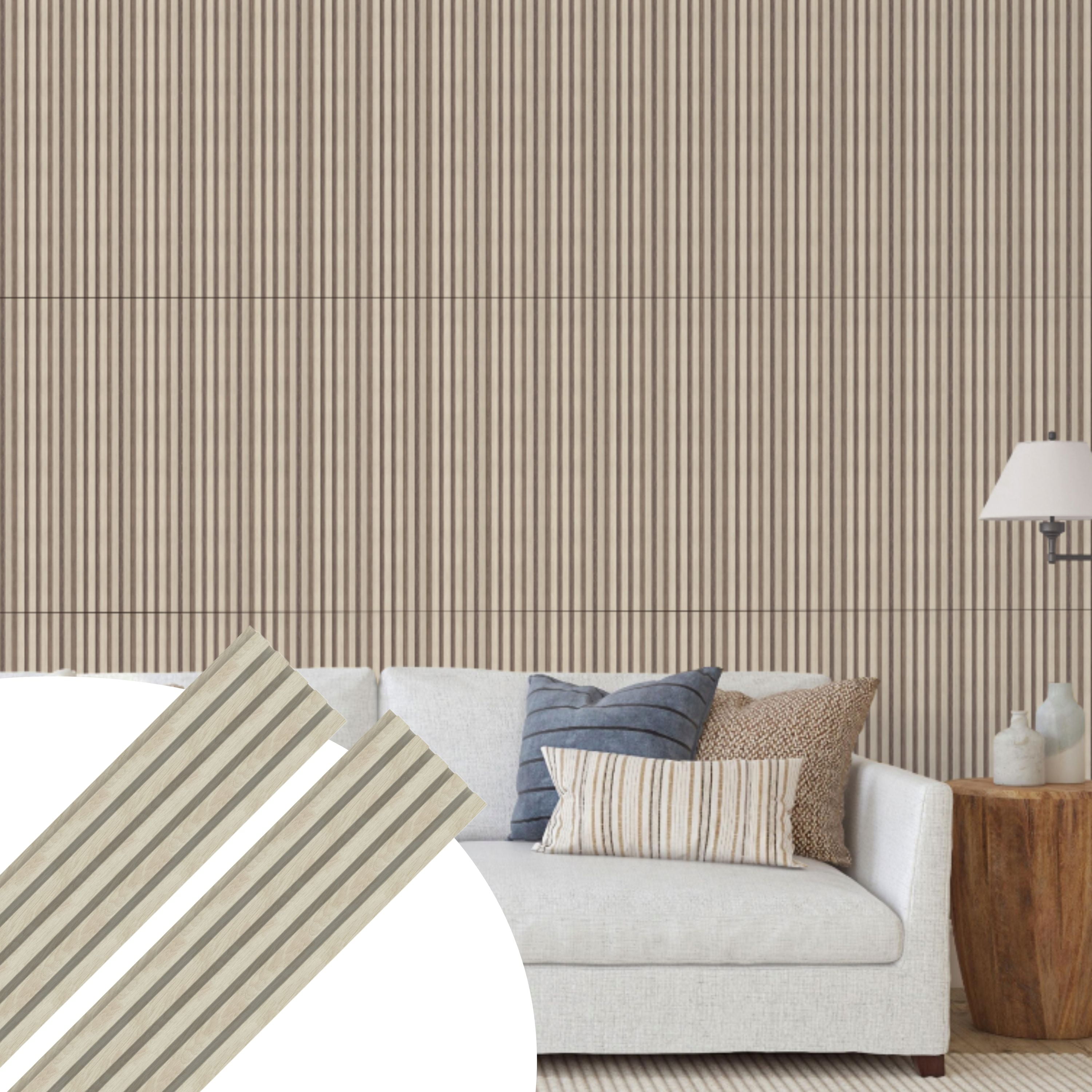 Dundee Deco Fluted 3D Wall Panels - Modern DIY Decorative Wooden Wall ...