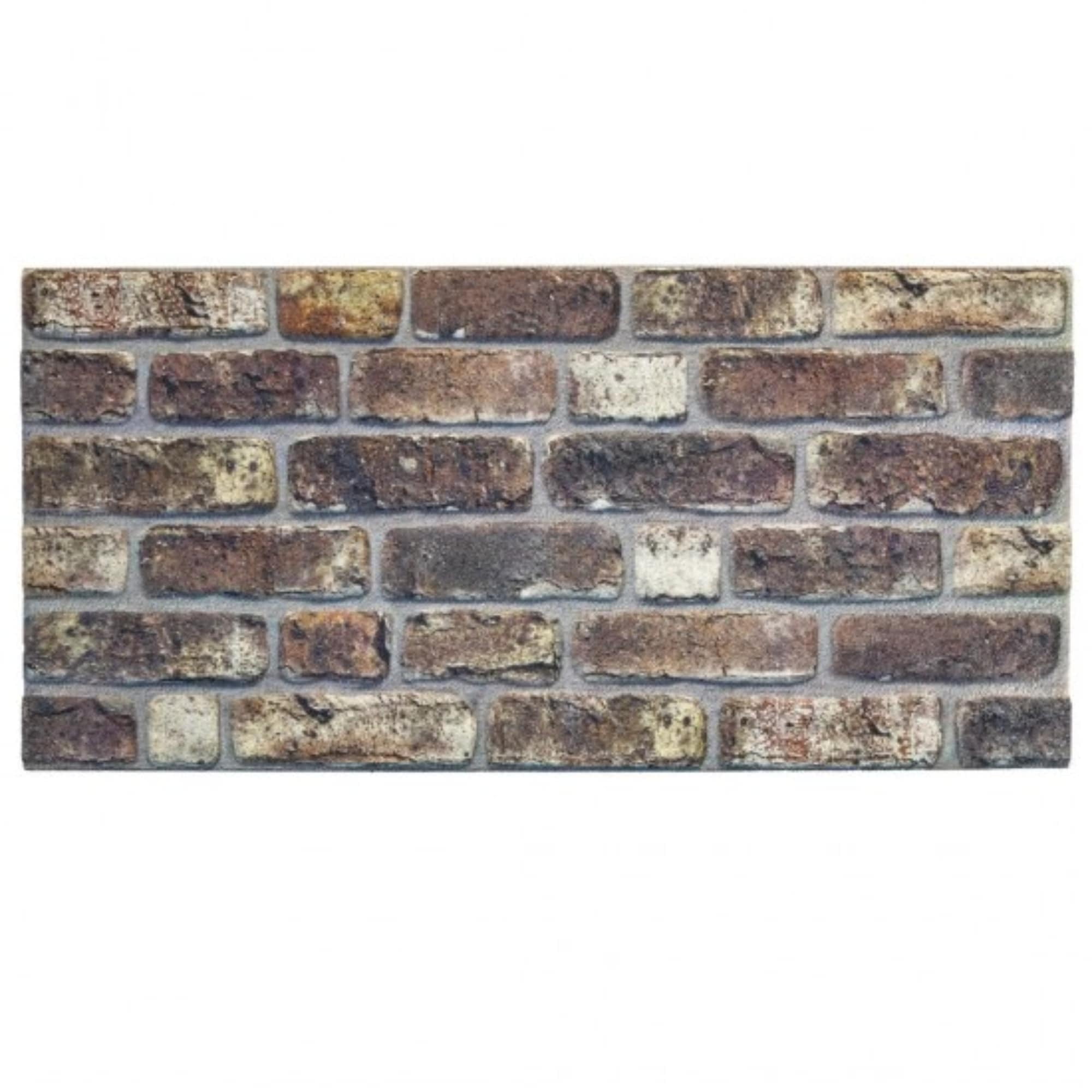 Dundee Deco Grey Brown Faux Face Brick 3D Wall Panels, Styrofoam Facing ...