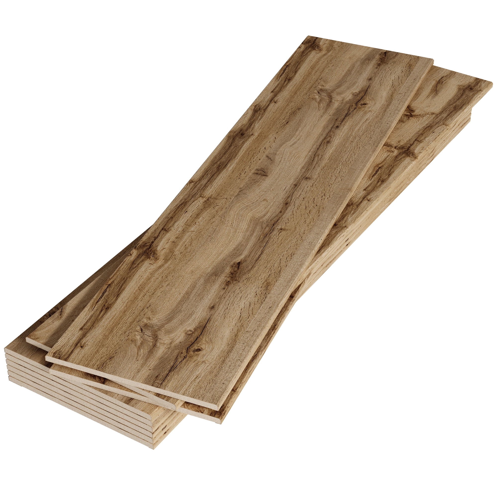 Dundee Deco MDF Wall Panels - Pecan Wood Wall Paneling for Interior Wall Decor, Living room ...