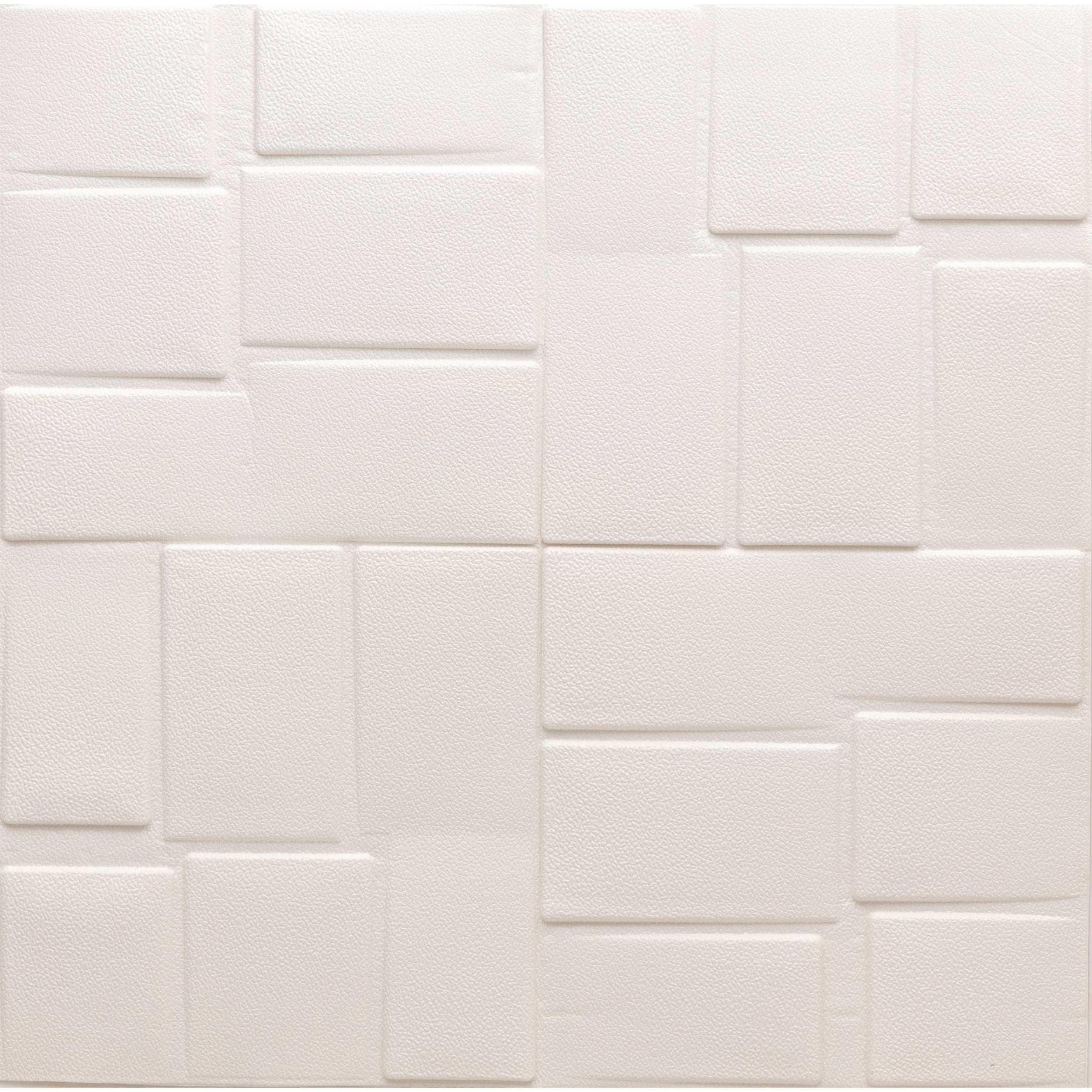 Dundee Deco Off White Cream Diamond PE Foam 3D Wall Panels, Decorative ...