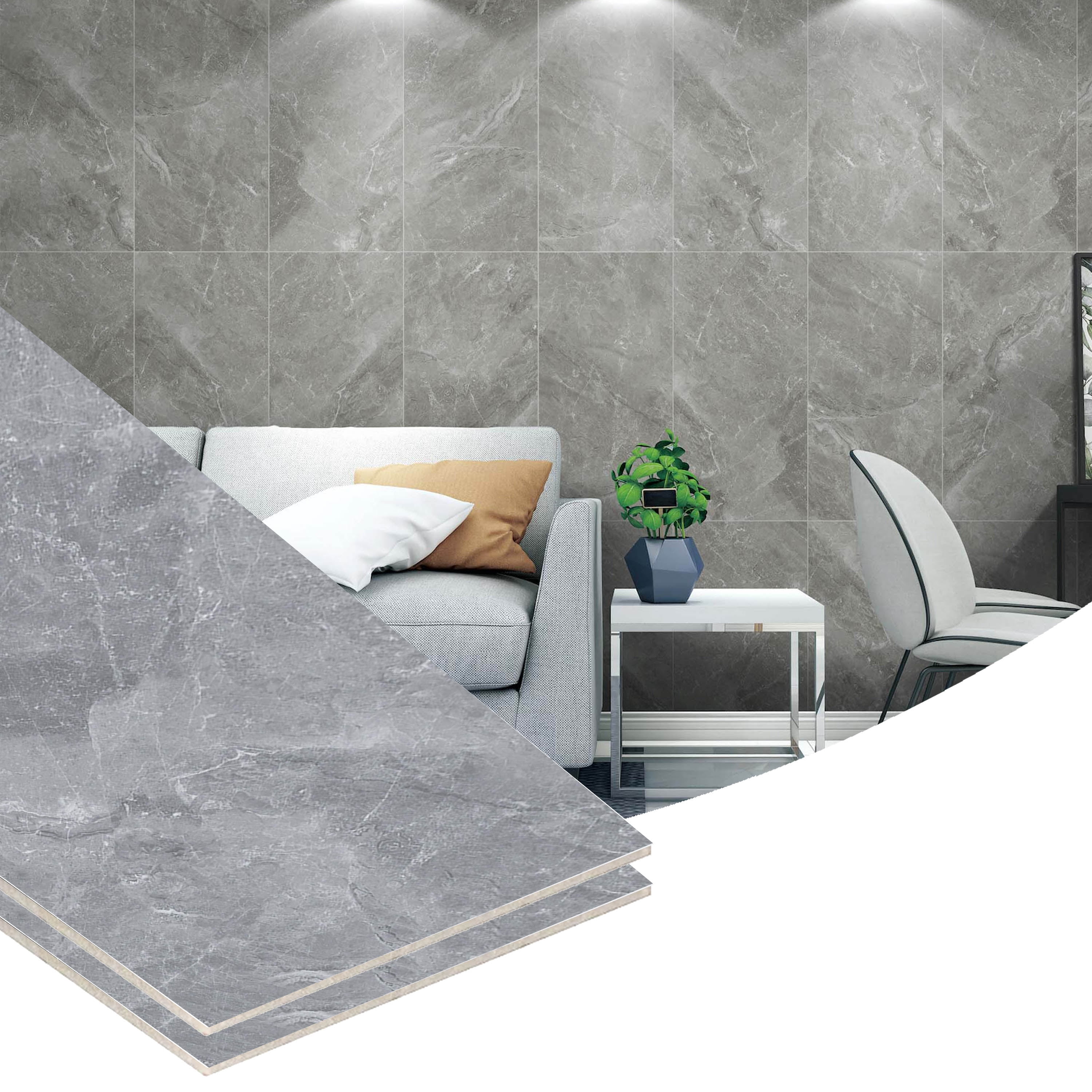 Dundee Deco Peel and Stick Wall Panels, Dark Grey, Single Panel, Covers ...