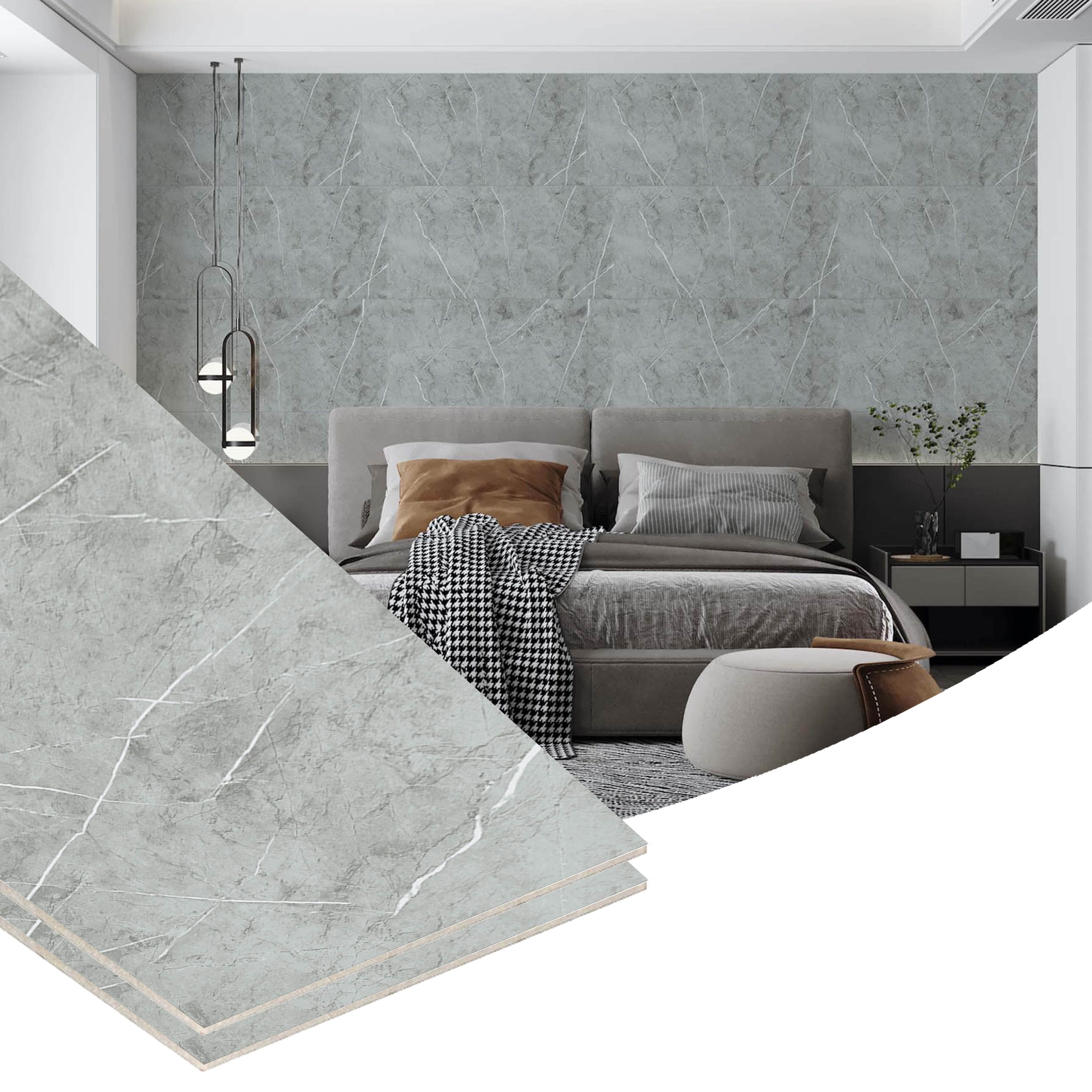 Dundee Deco Peel and Stick Wall Panels, Grey, Single Panel, Covers 1.9 ...