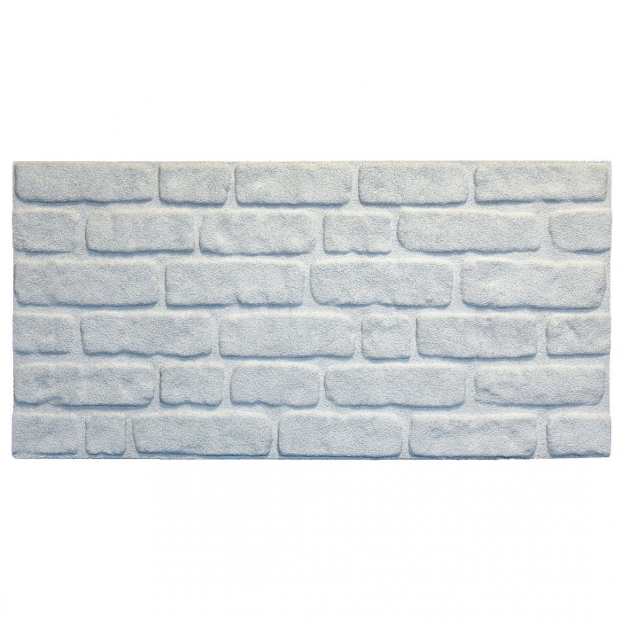 Dundee Deco White Faux Brick 3D Wall Panels, Styrofoam Facing, Cladding ...