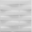 Dundee Deco's Paintable Off White Chevron Zigzag Fiber 3D Wall Panel, 1 ...