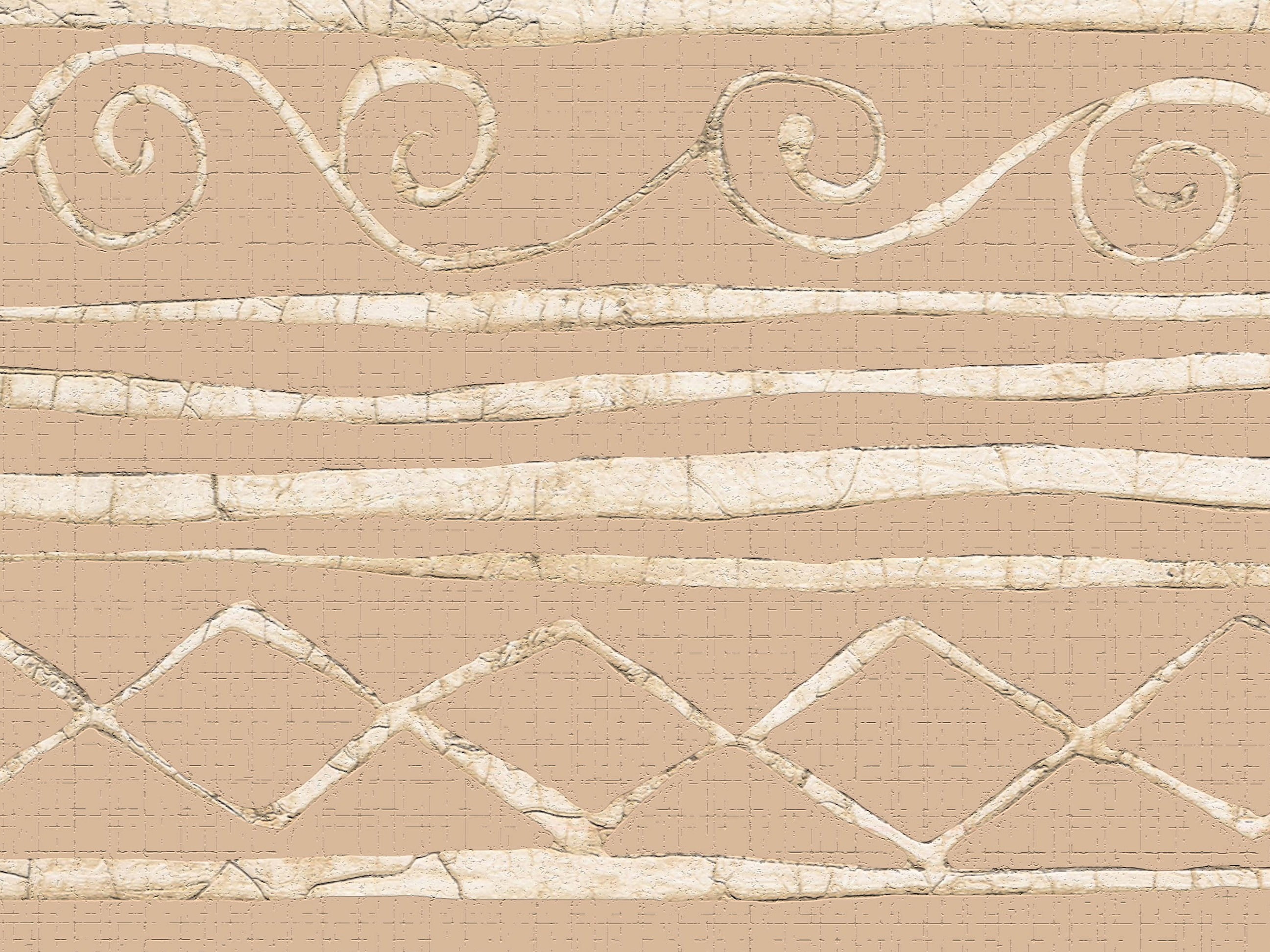 Dundee Deco's Peel and Stick Wallpaper Border - Abstract Tan Lines Wall ...