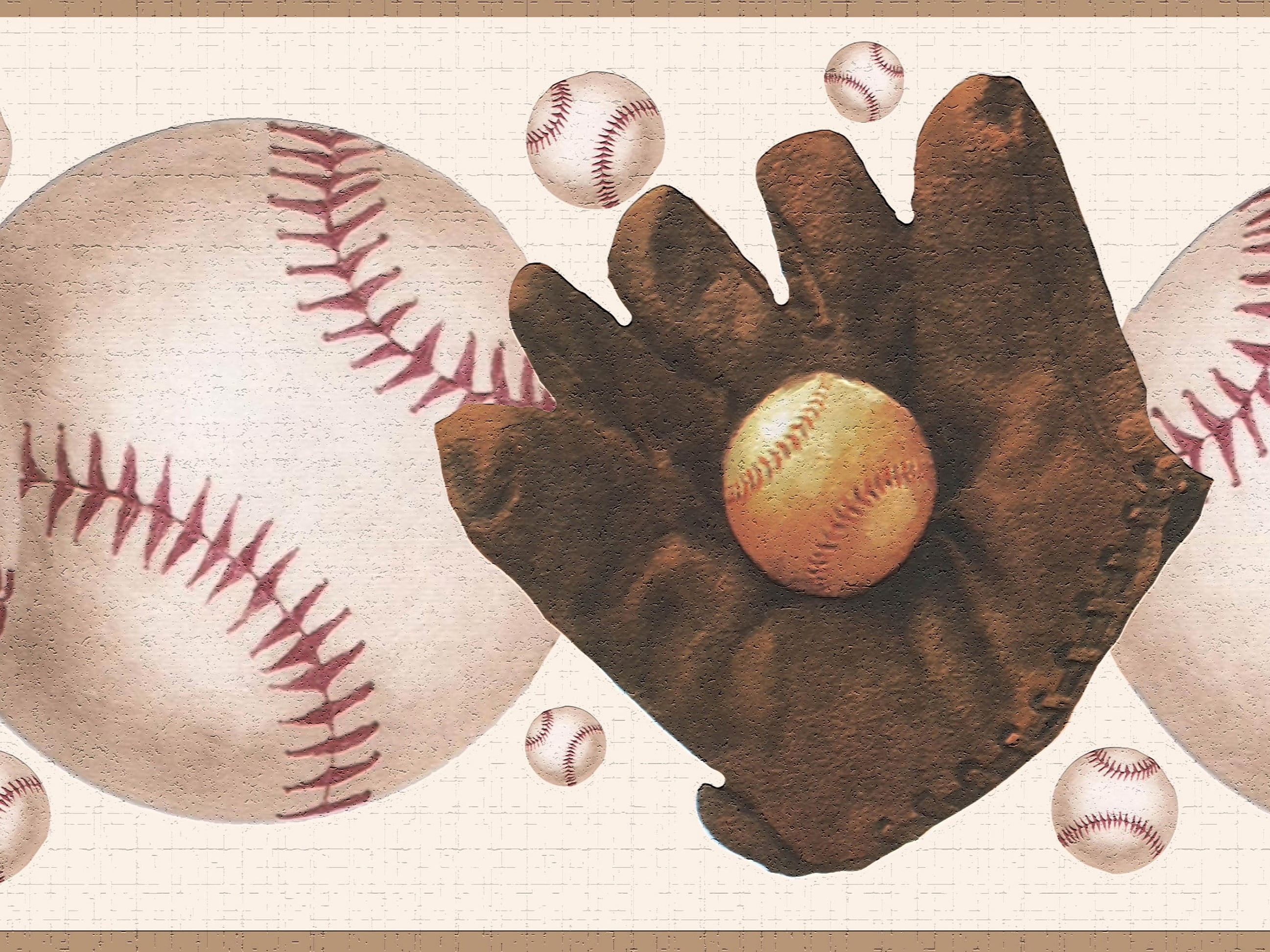 Dundee Deco's Peel and Stick Wallpaper Border - Sport White Red ...