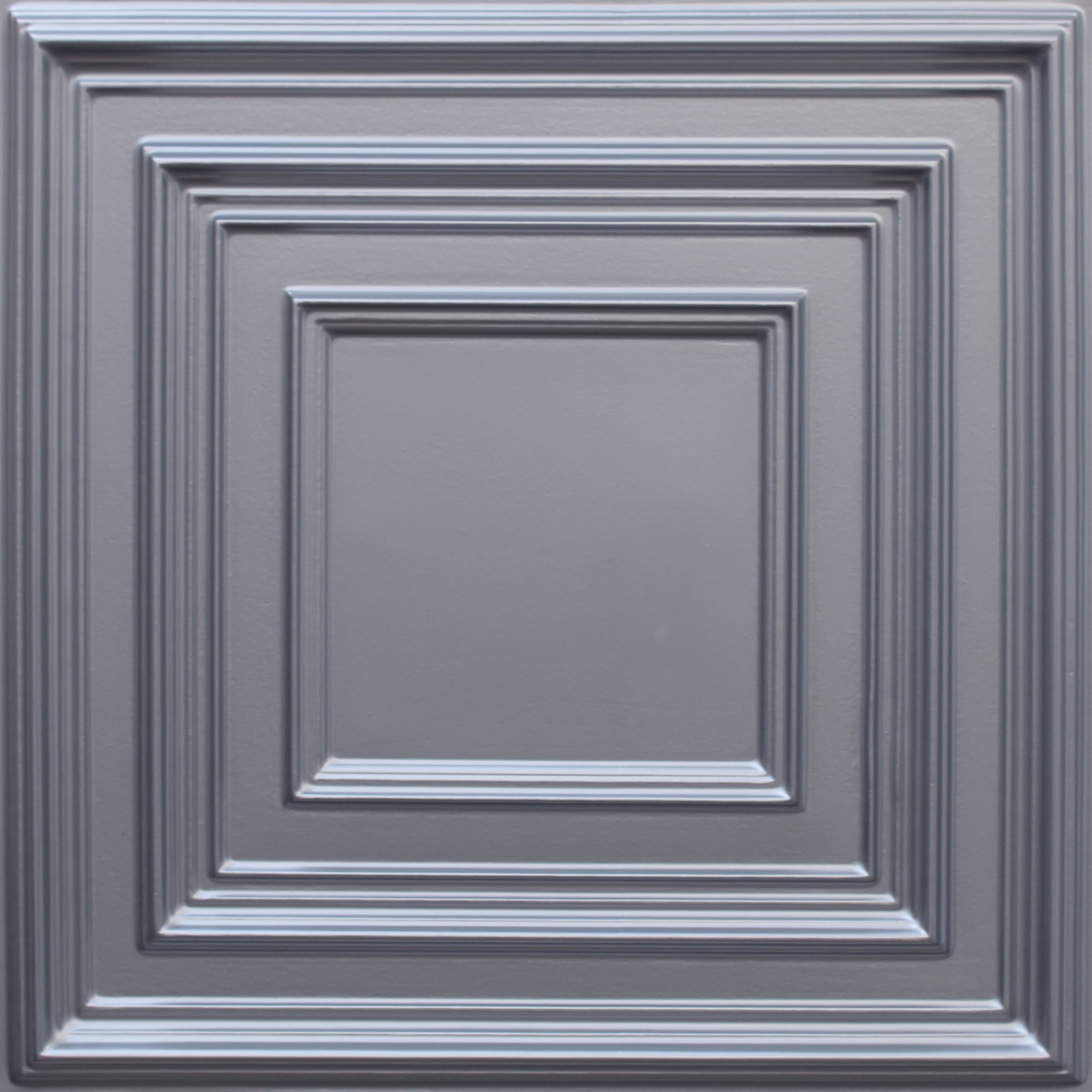 Dundee Deco's Traditional Silver Square Ceiling Panels, 2x2 Feet, High ...