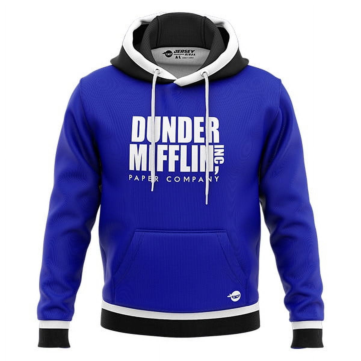 Dunder Mifflin Blue Performance Hoodie - Walmart.com