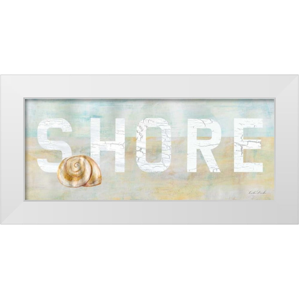 Dundon, Caitlin 14x8 White Modern Wood Framed Museum Art Print Titled ...
