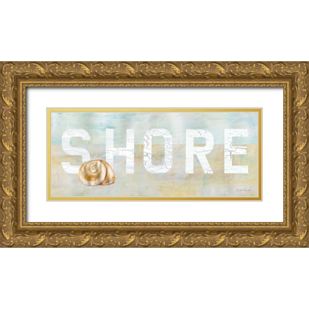 Dundon, Caitlin 18x10 Gold Ornate Wood Framed with Double Matting ...