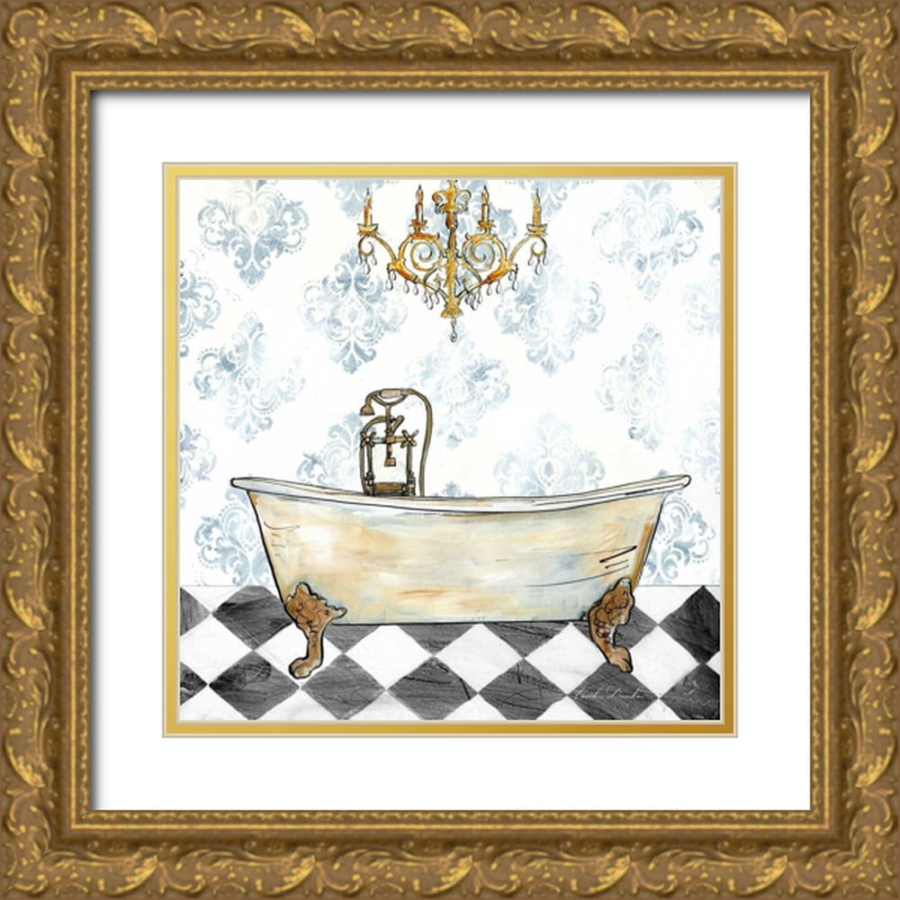 Dundon, Caitlin 26x26 Gold Ornate Wood Framed with Double Matting ...