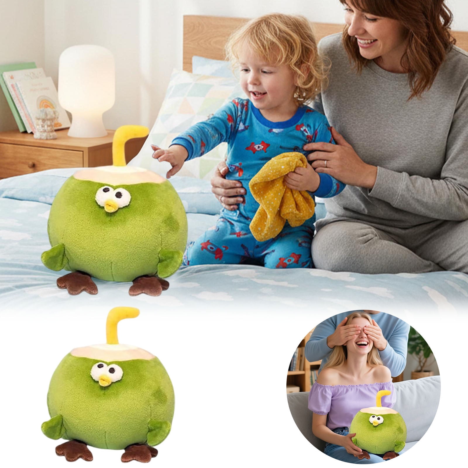 Dundun Chicken Coconut Plush Cute Food Theme Stuffed Animal Soft ...