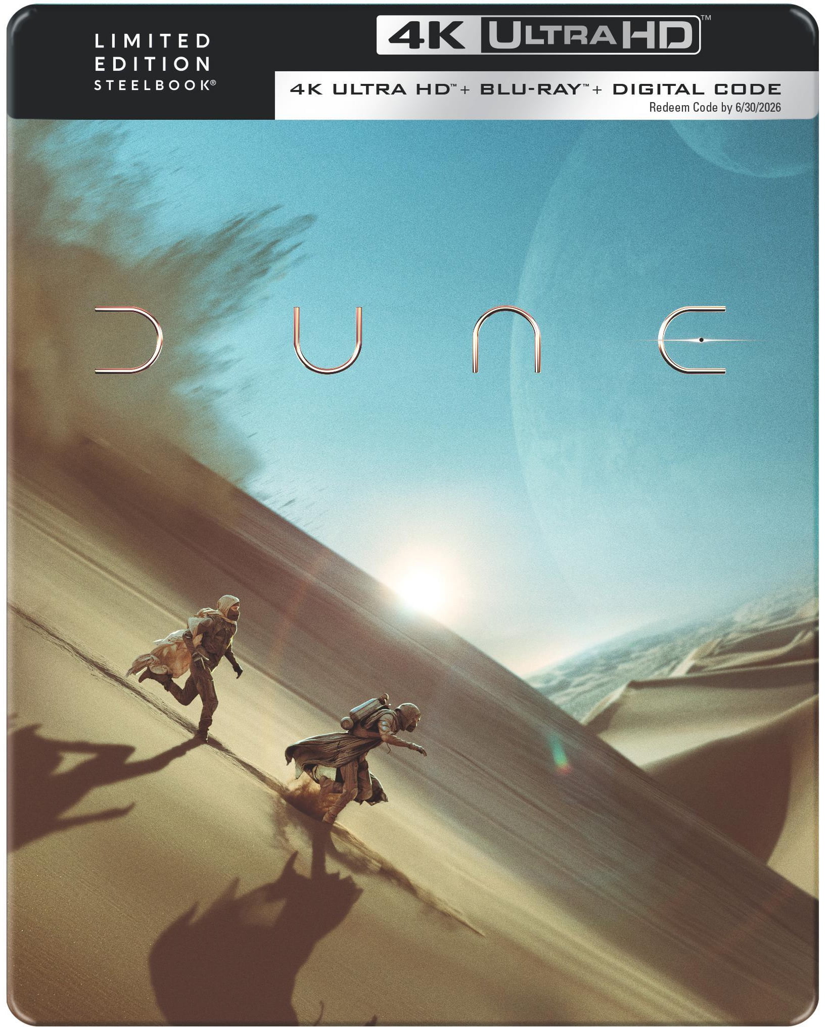 Dune (2021) (Steelbook) (4K Ultra HD + Blu-ray + Digital Copy) - Walmart.com