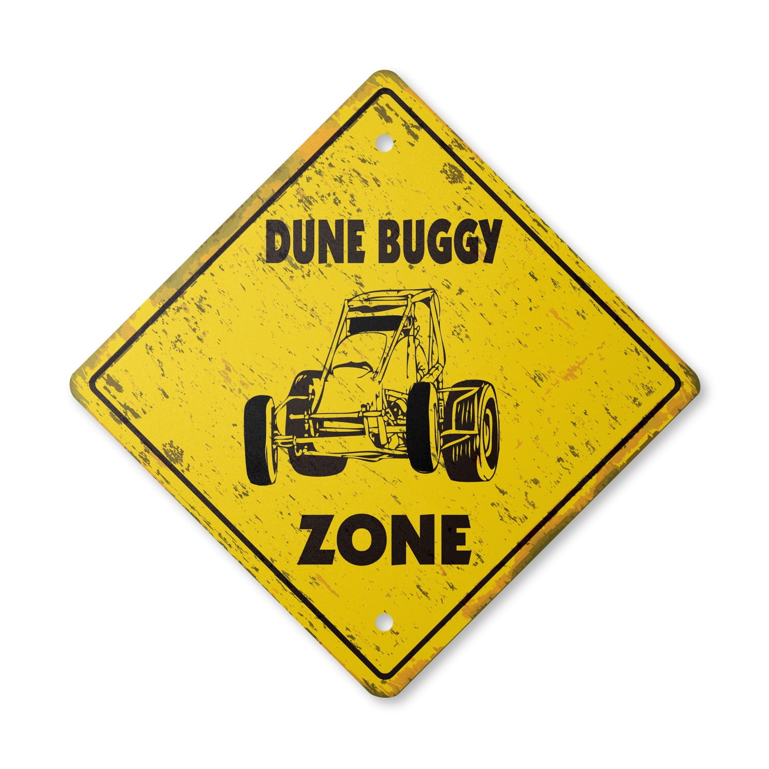 Dune Buggy Vintage Crossing Sign Zone Xing | Indoor/Outdoor Plastic ...