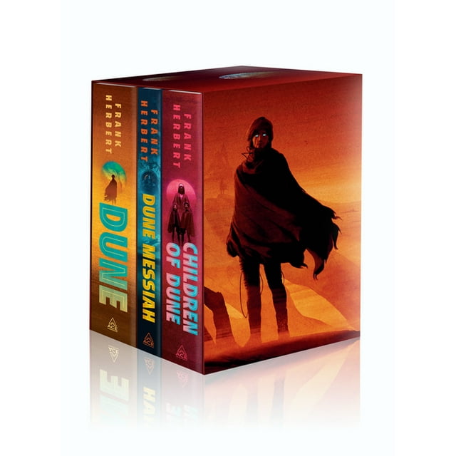 Free Shipping! Dune Frank Herbert's Dune Saga 3-Book Deluxe Hardcover Boxed Set: Dune, Dune ...