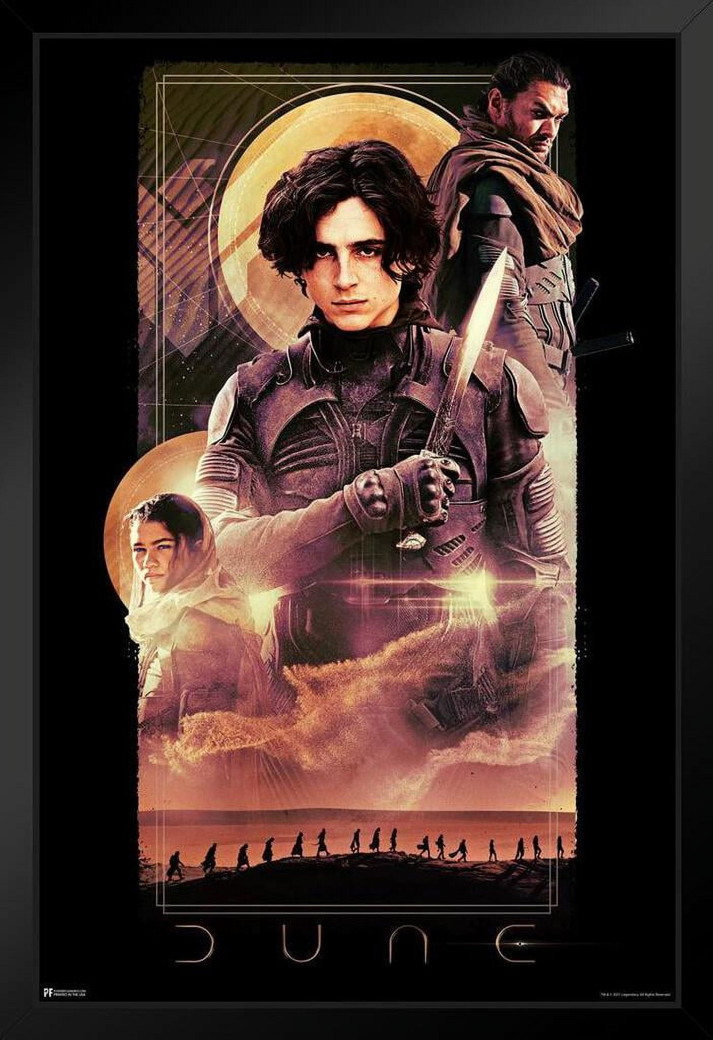 Dune Illustrated Group Timothee Chalamet Zendaya Jason Momoa Official ...