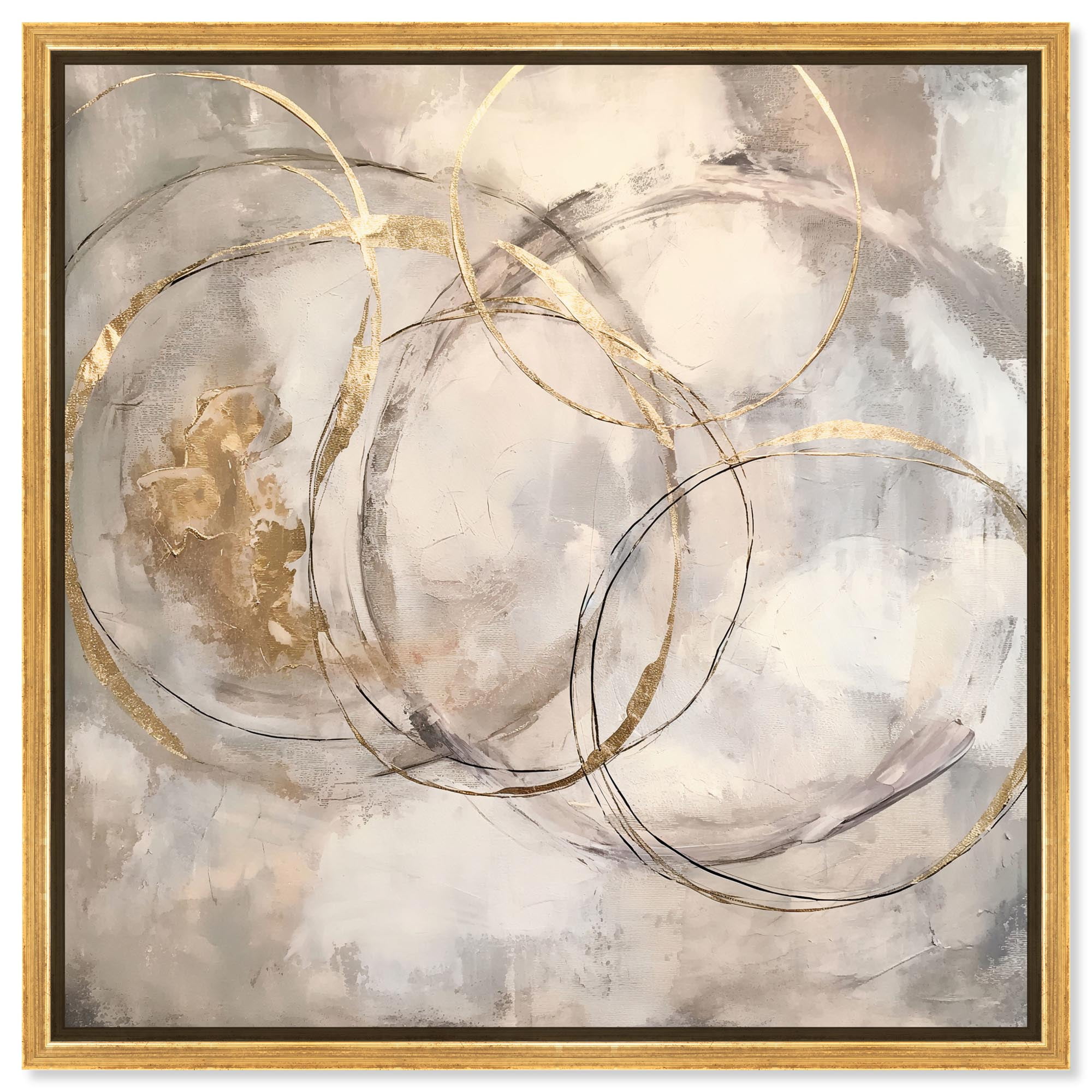 Dune Impressions III Canvas Minimalist Abstracts by Art Remedy, Gold ...