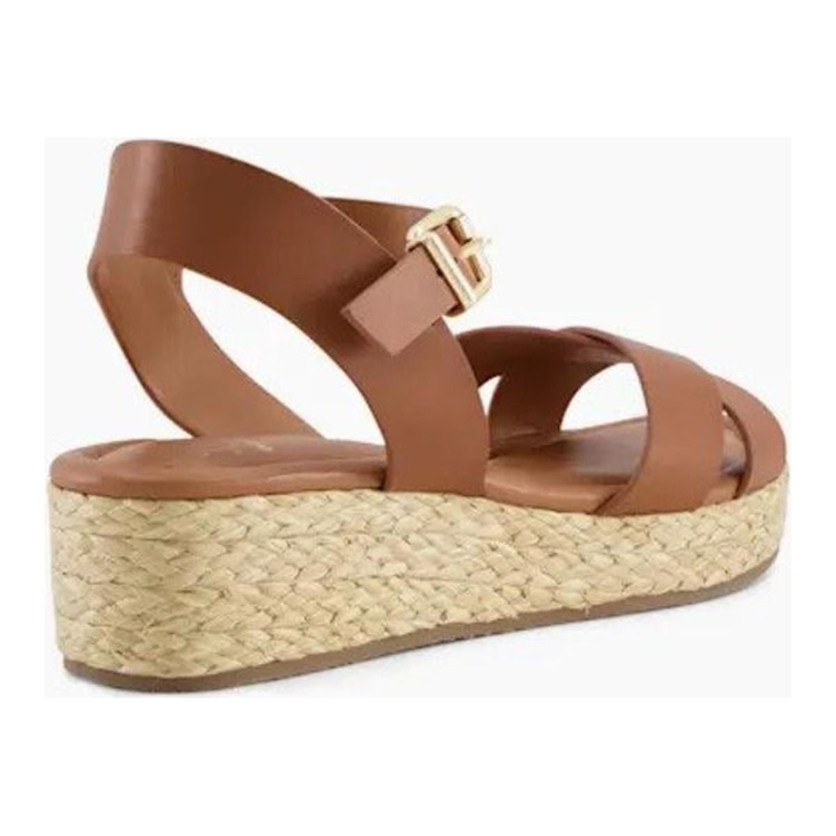 Dune Linnie Sandal Tan Leather UK 6 - Walmart.com