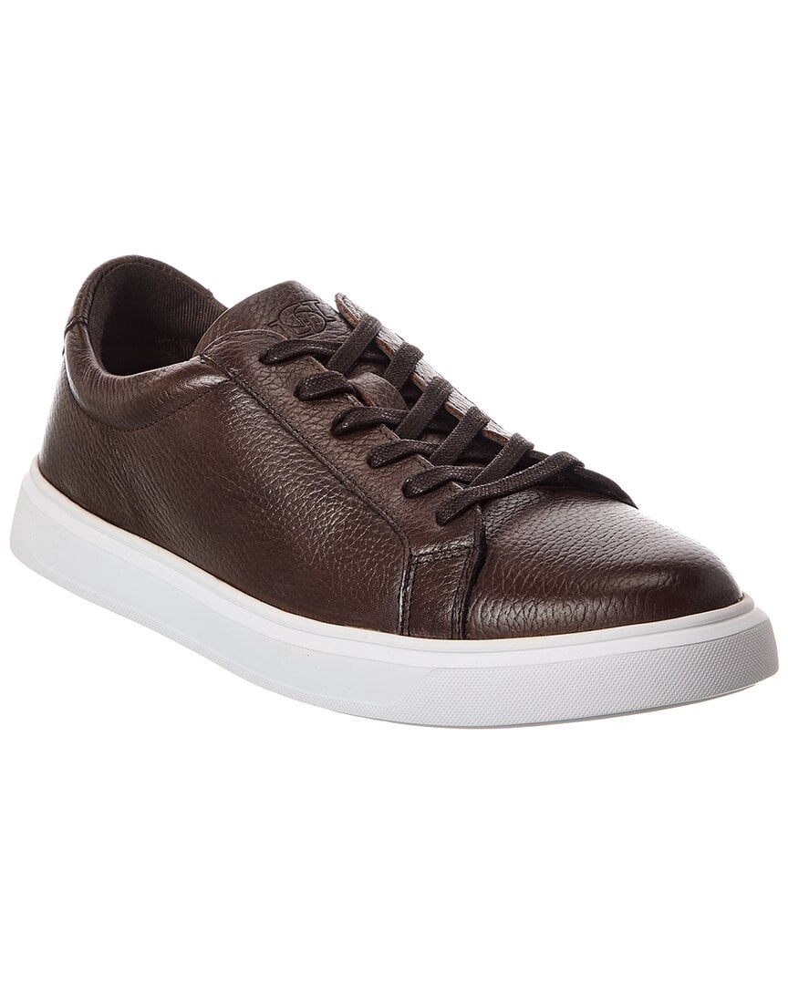 Dune London Tais Leather Sneaker, 44/11, Brown - Walmart.com